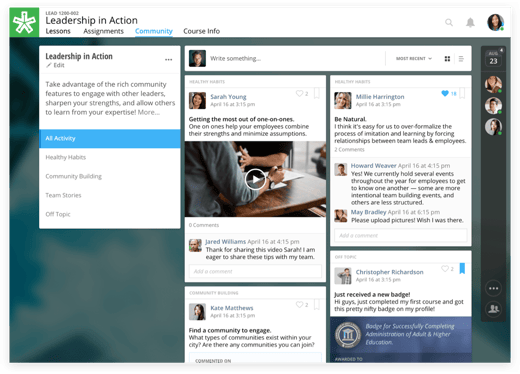 Online customer & employee training LMS | NextThought